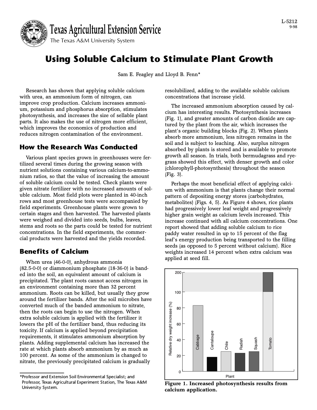 Using Soluble Calcium To Stimulate Plant Growth - Greensmiths, Inc.